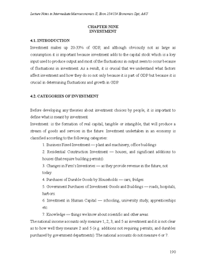 Microeconomics I - Module-1-1 - Table of Contents CHAPTER ONE ...
