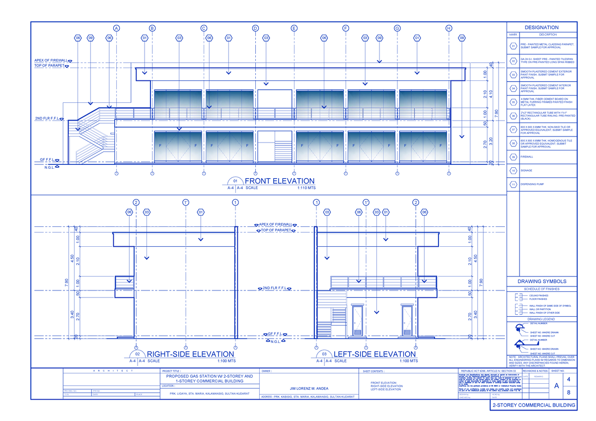 A4 Plans for Proposed 2-Storey Commercial Building - Studocu