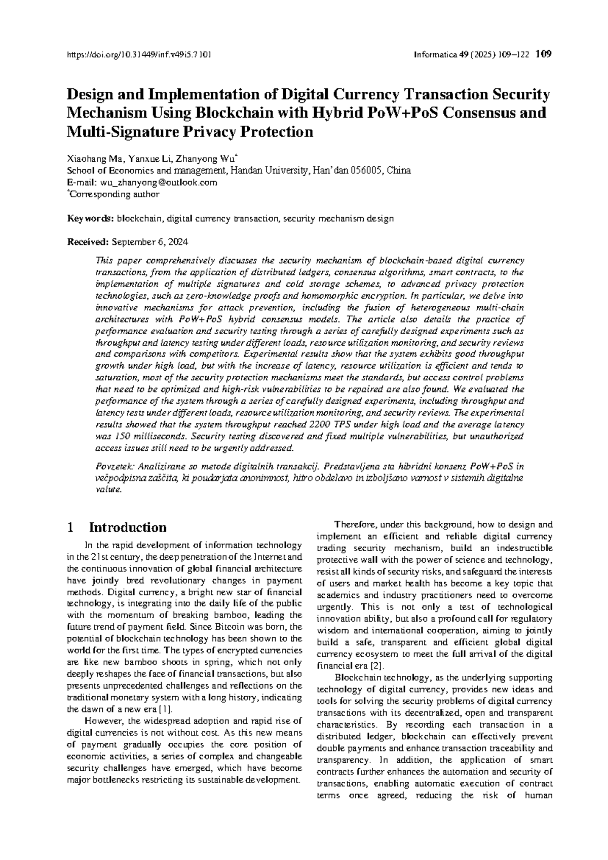 Design and Implementation of Digital Currency Security Mechanism ...
