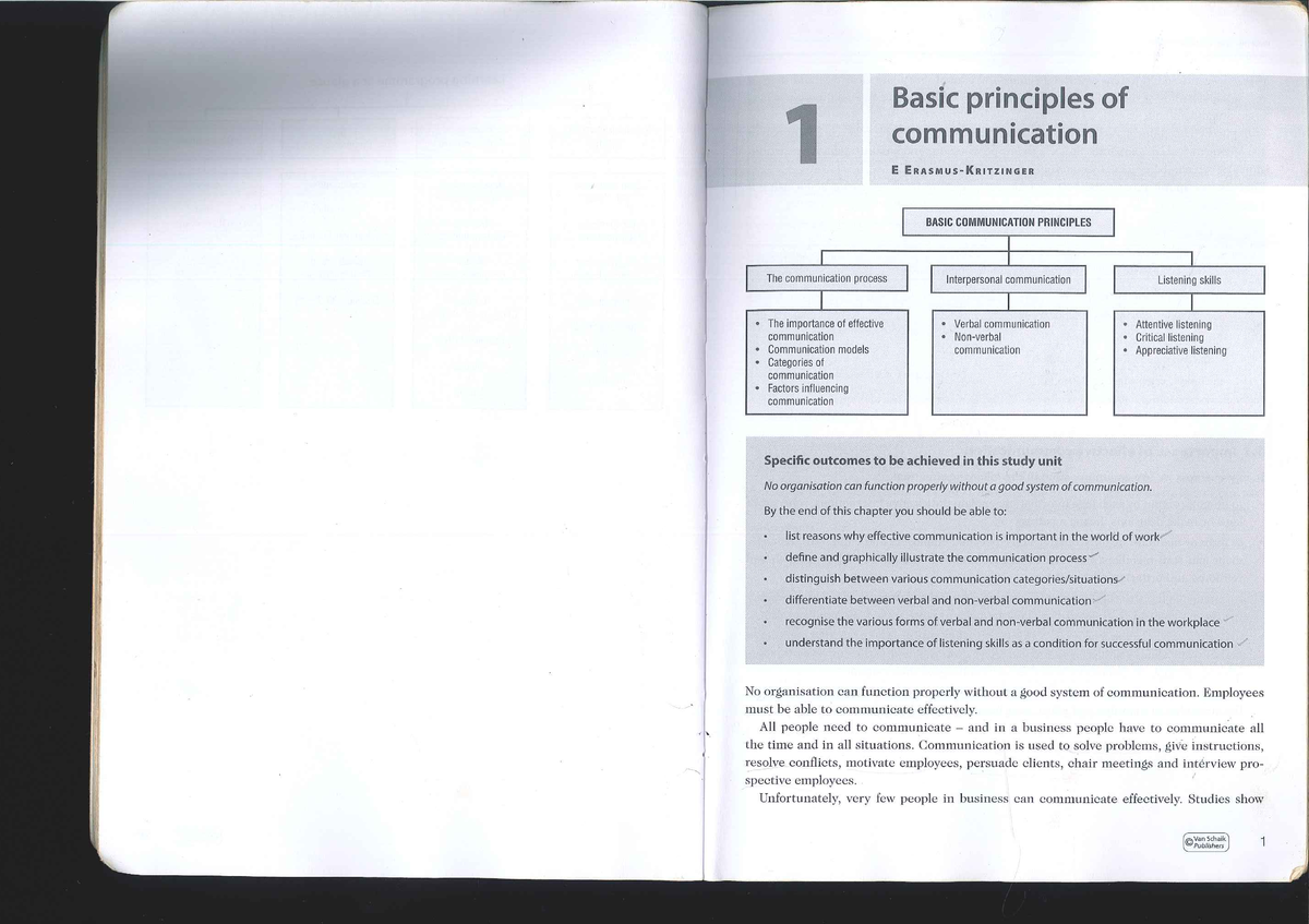 Business Communication 1243 - ECS 1541 - Studocu