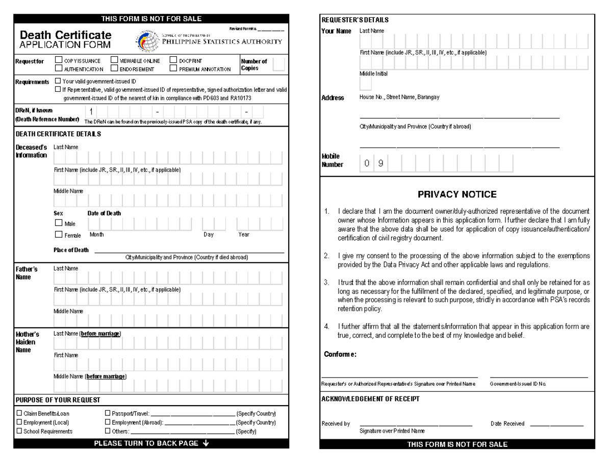 Death-editable - Philippine certification templates - THIS FORM IS NOT ...