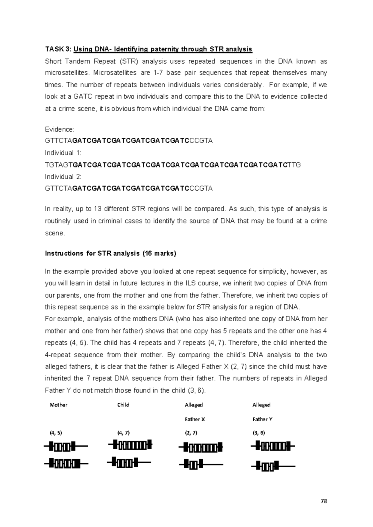 STR analysis for paternity identification in forensic cases - Studocu