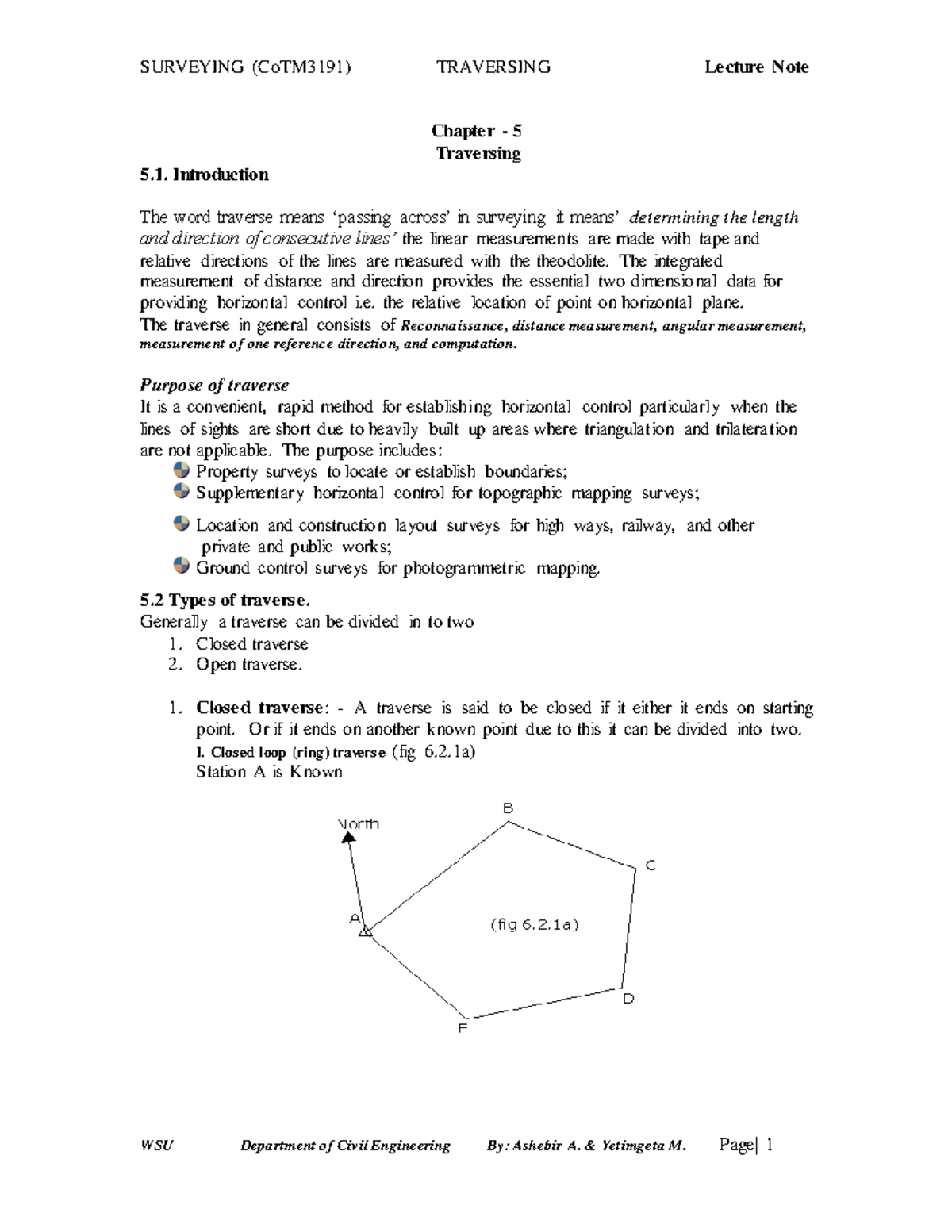 Chapter 5 - Edited Final Notes on Traversing Concepts and Techniques ...