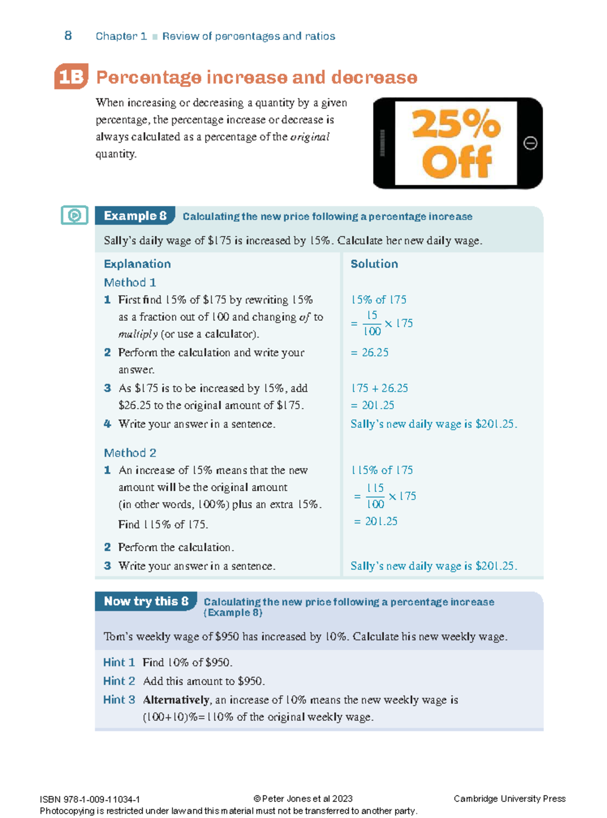 1B Chapter 1 Review: Percentages & Ratios Practice Questions - Studocu