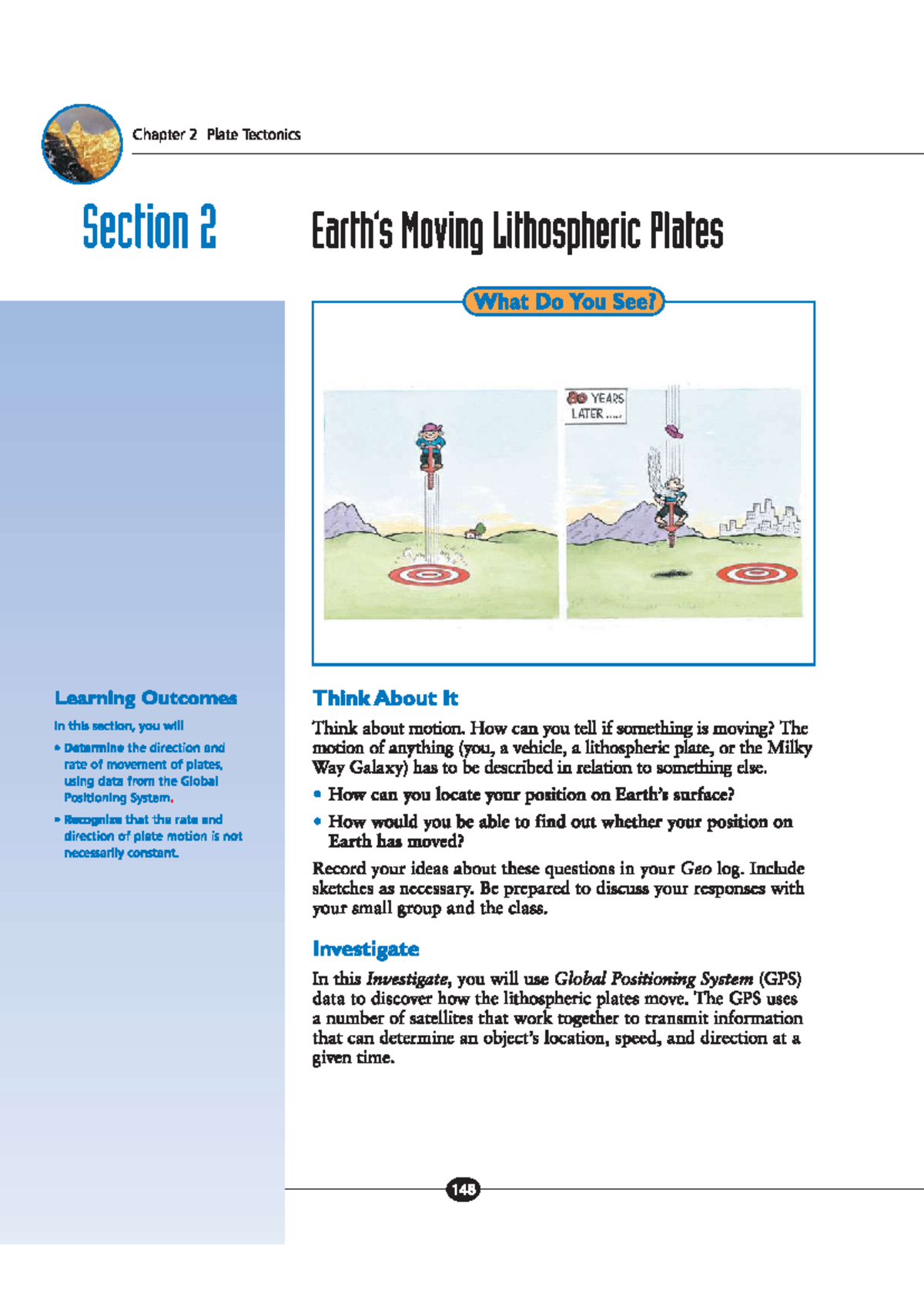 Chapter 2: Plate Tectonics - Section 2: Moving Lithospheric Plates ...