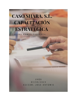 Caso TaMal S de C: Plan de Capacitación Estratégica V - Studocu