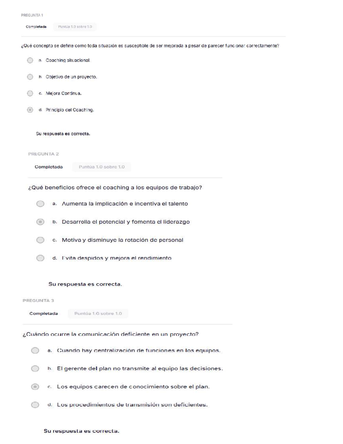 Factor Humano en la Administración de Proyectos S2: Preguntas y Respuestas - Studocu