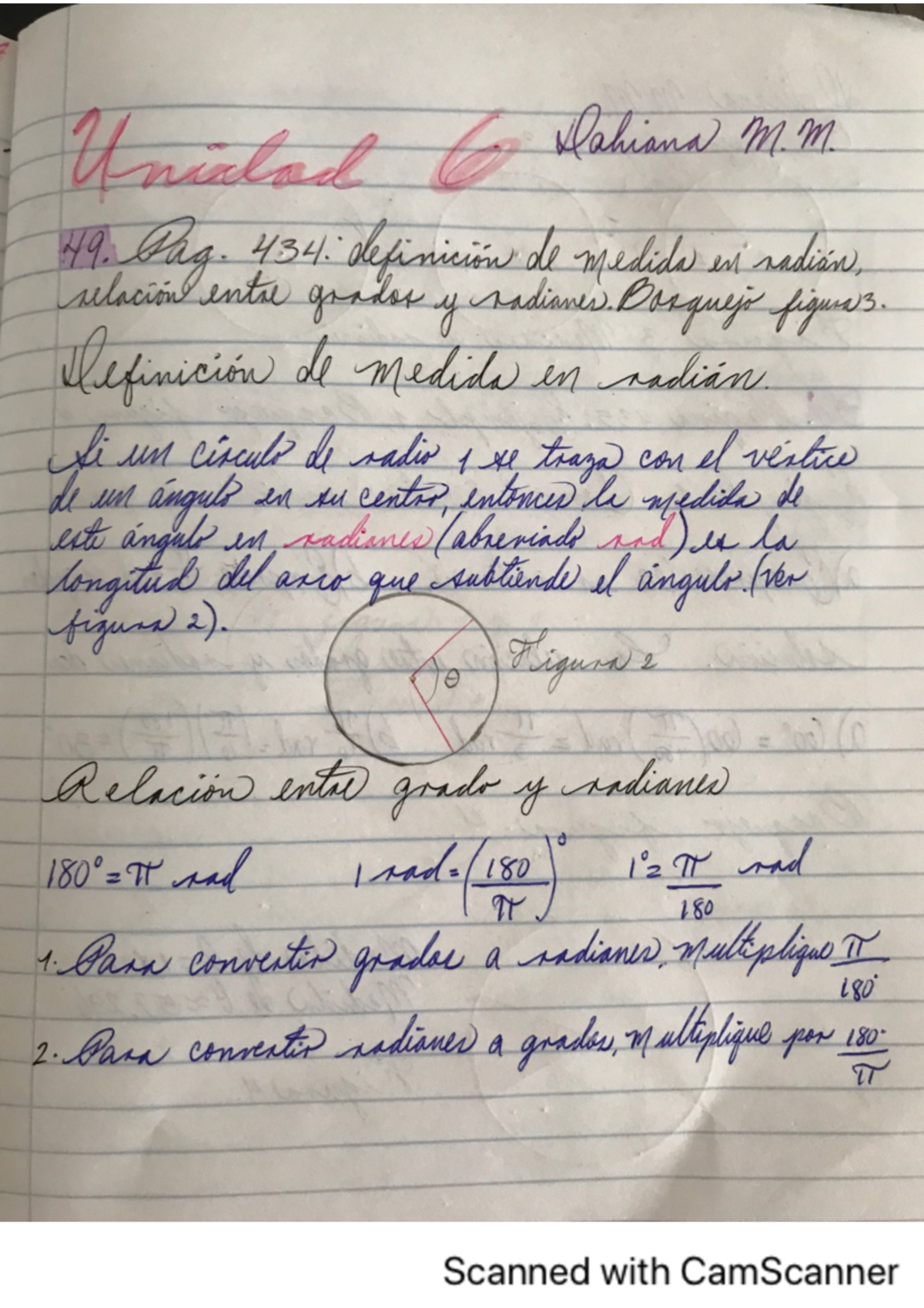 Unidad 6 del libro de recalculó - Unialad Dahiana m. 49. Pag. 434 ...
