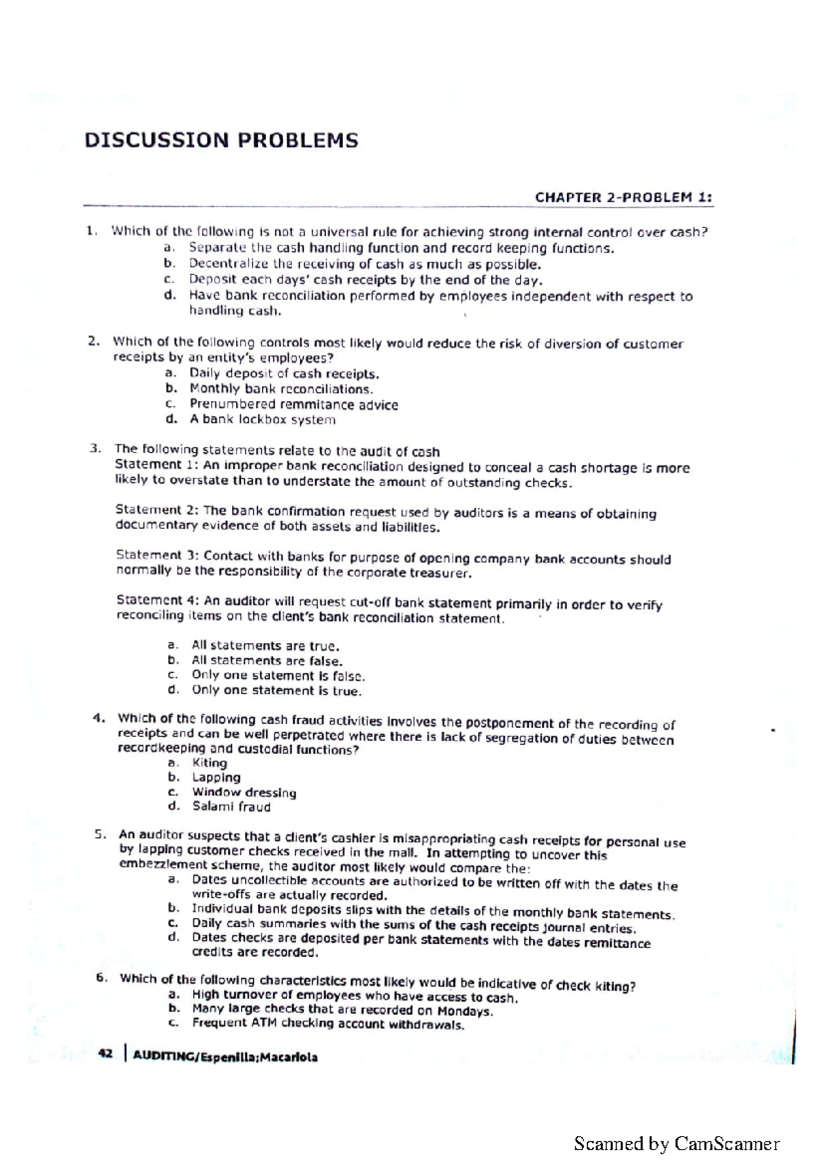 Chapter 02 Audit Of Cce - cce - Intermediate accounting - Studocu