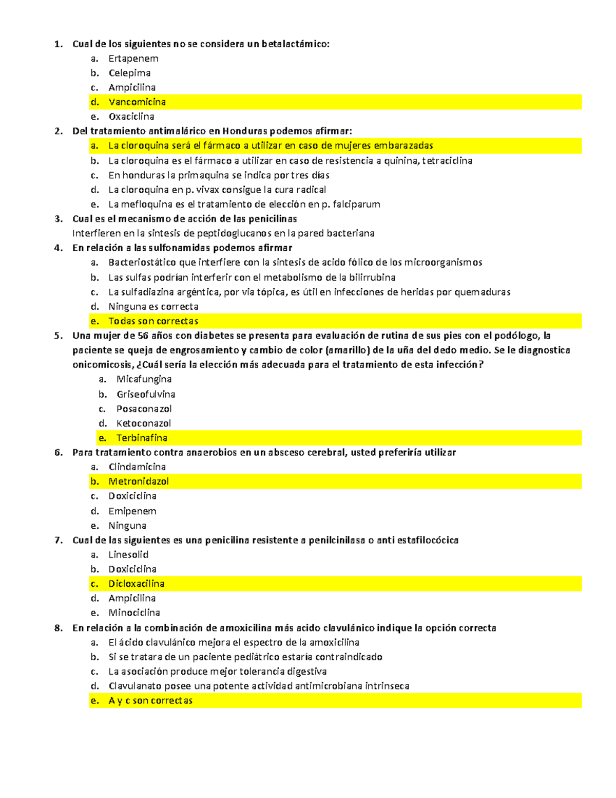 Pauta 3er Parcial de Farmacología - Estudio y Preguntas Clave - Studocu