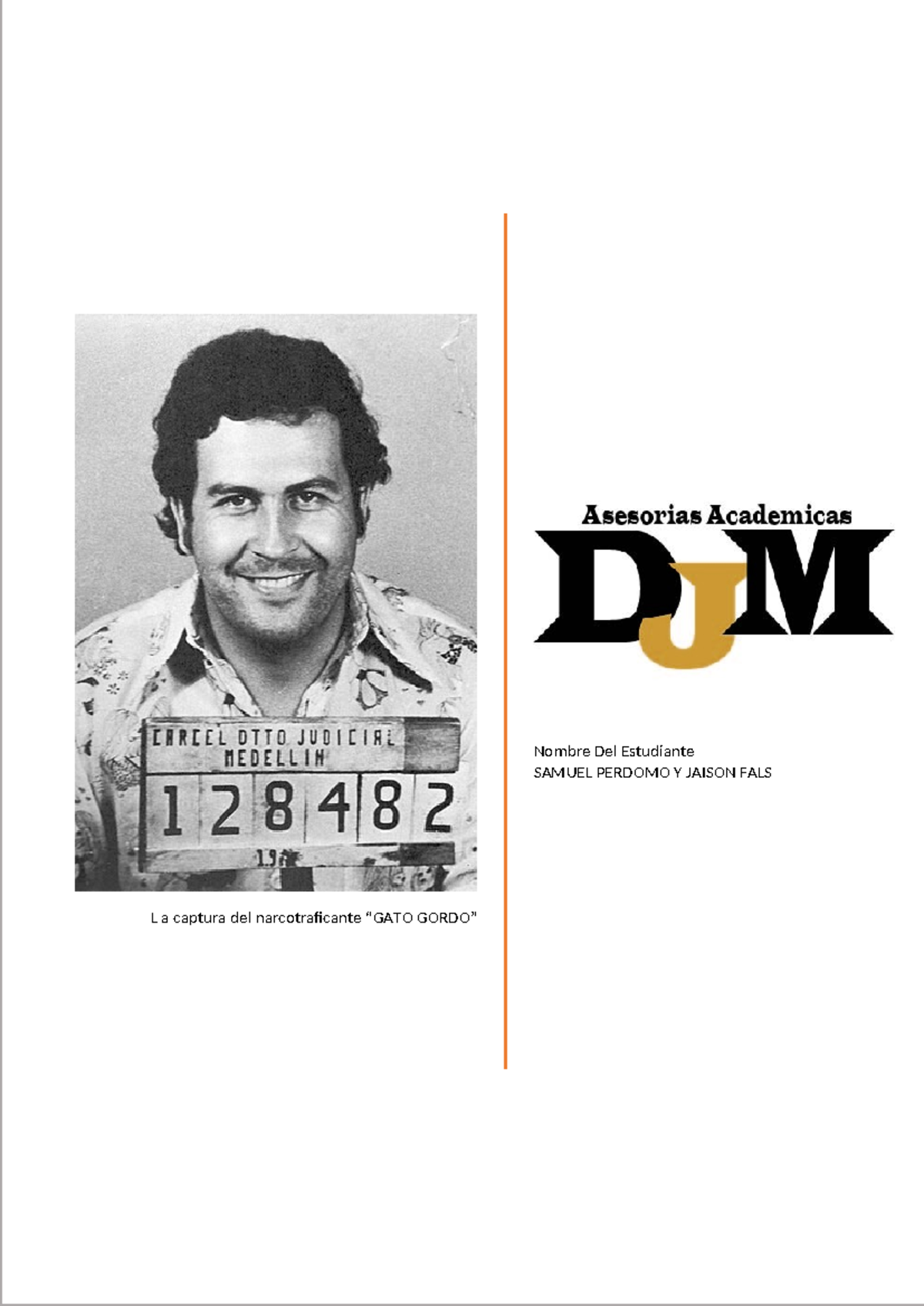 Entrevista con el Jefe de Policía sobre Narcotráfico - SAMUEL PERDOMO y ...