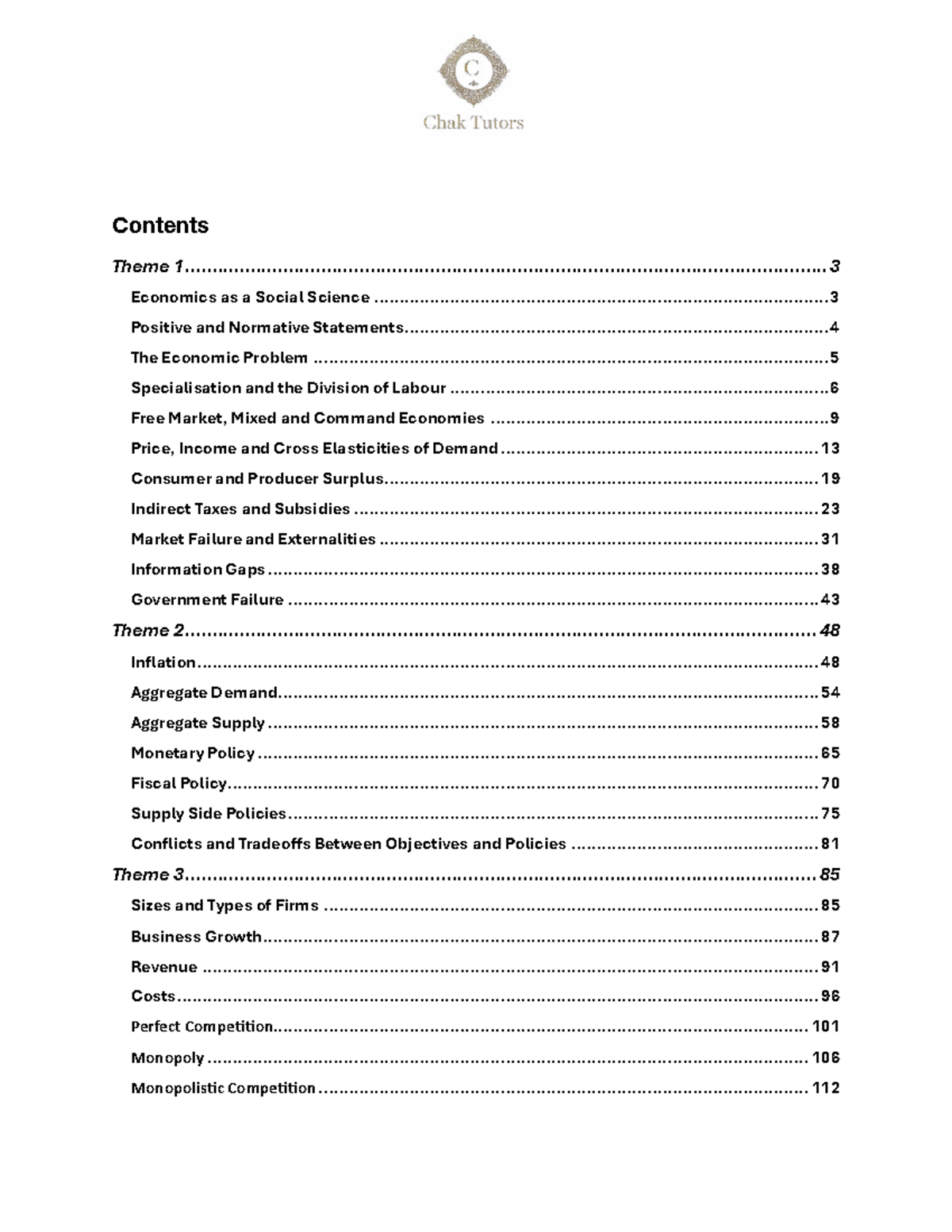 Edexcel Economics A Level: Comprehensive Study Guide - Studocu