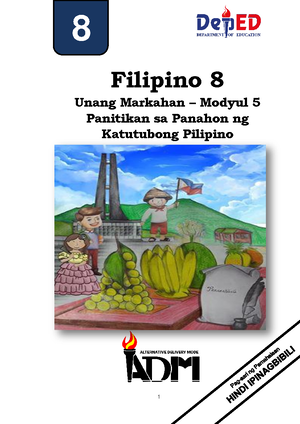 Filipino 8 Q1 Mod3 Epiko v3 - Learning Area- Filipino - Grade 8 ...