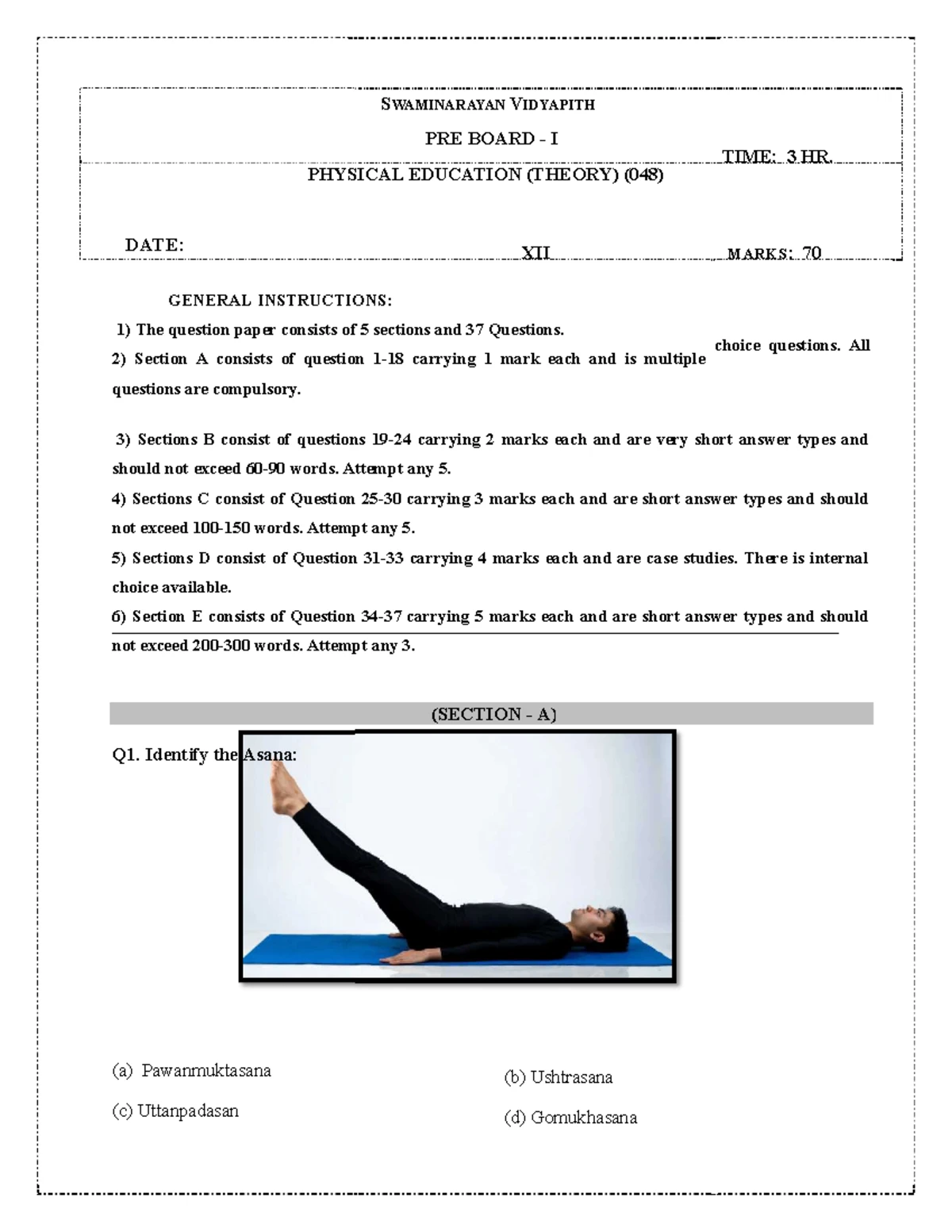 Class 11 complete notes - PHYSICA YSICAL EDUCATION EDUCATION PHYSICAL ...