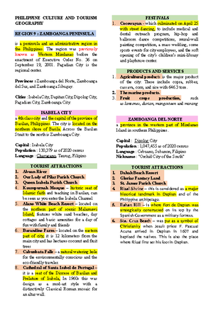 Final Project: Exploring Region IV-A (CALABARZON) & Its Features - Studocu