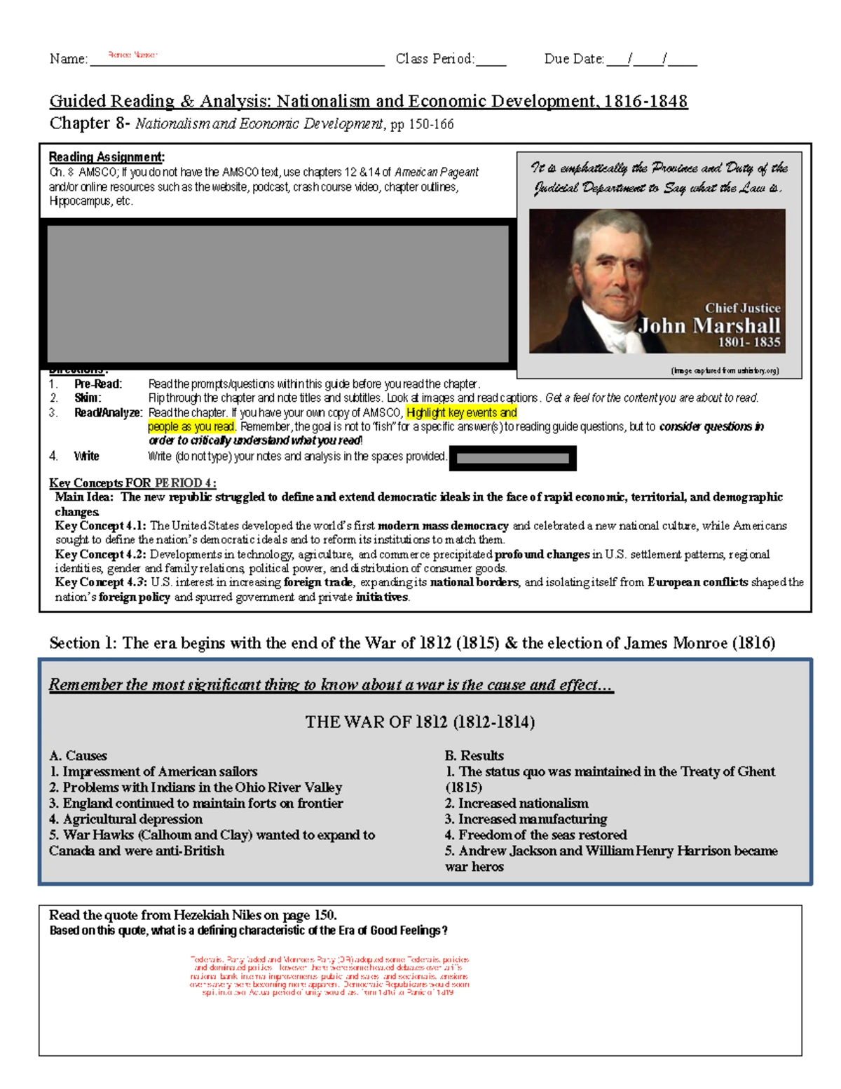 Guided Reading Amsco chapter 5 0 copy-4 - Name ...