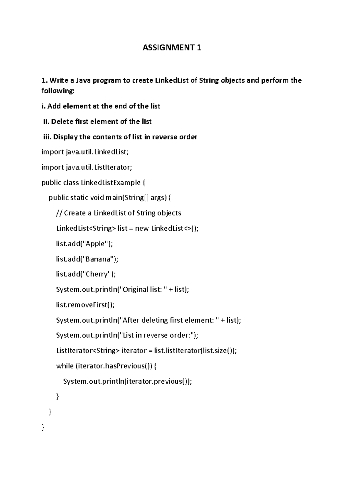 Comp 101 - Assignment 1 Java Programming Solutions and Tasks - Studocu