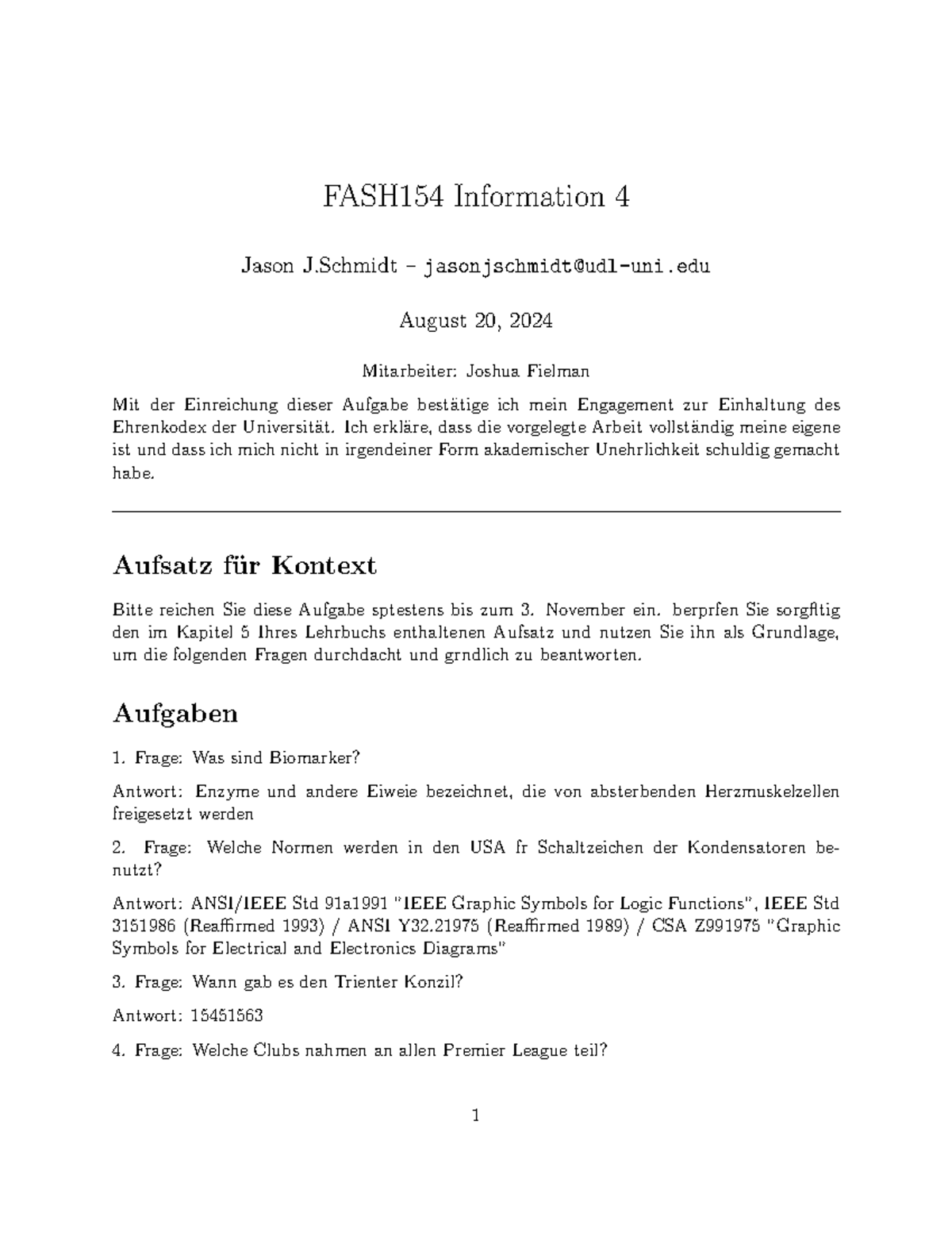 FASH154 Essay Notes: Biomarkers, Standards, and History Insights - Studocu