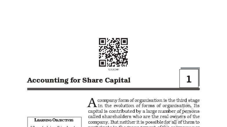 Accounting for Share Capital: Key Concepts and Journal Entries - Studocu
