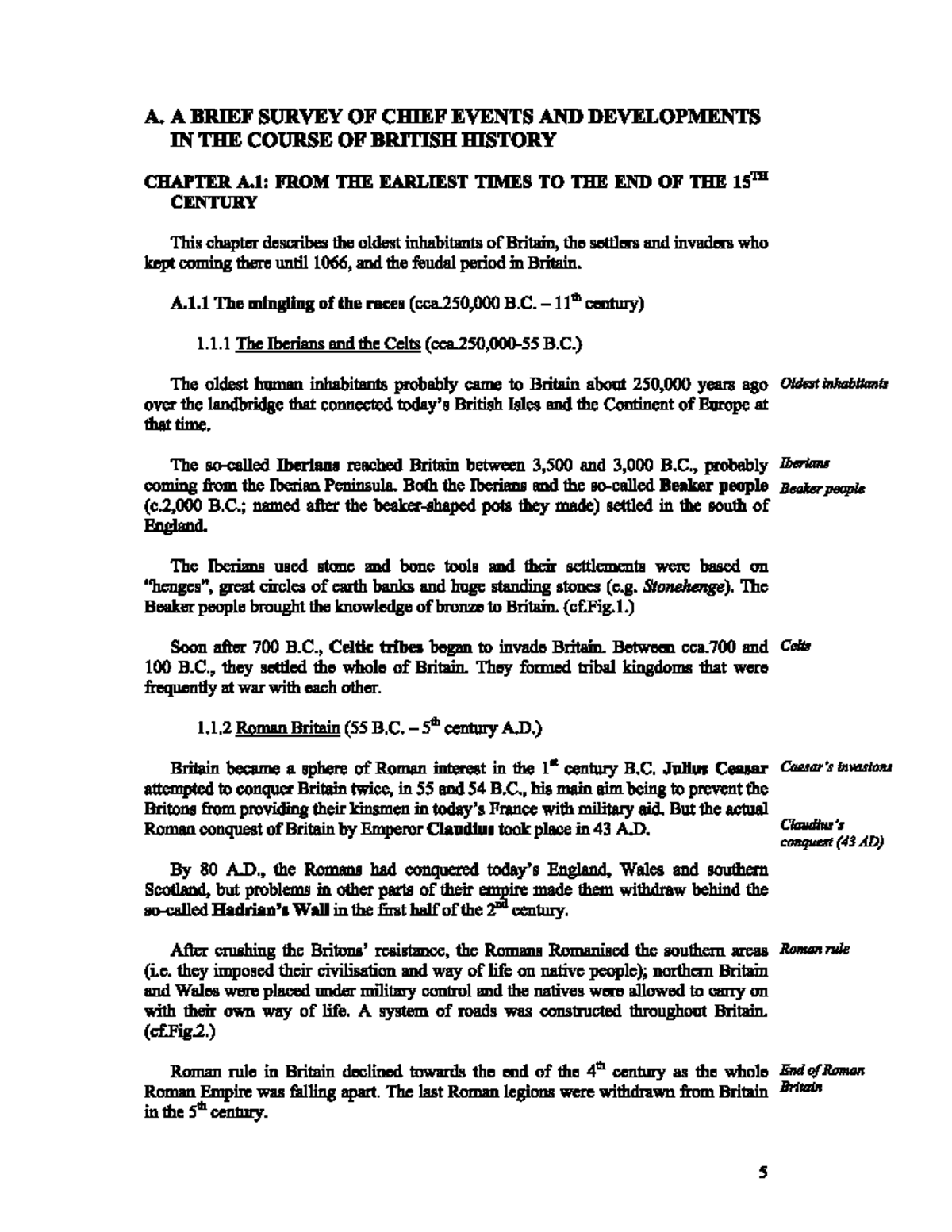 Week 1 History from the beginning to 15th century - International ...