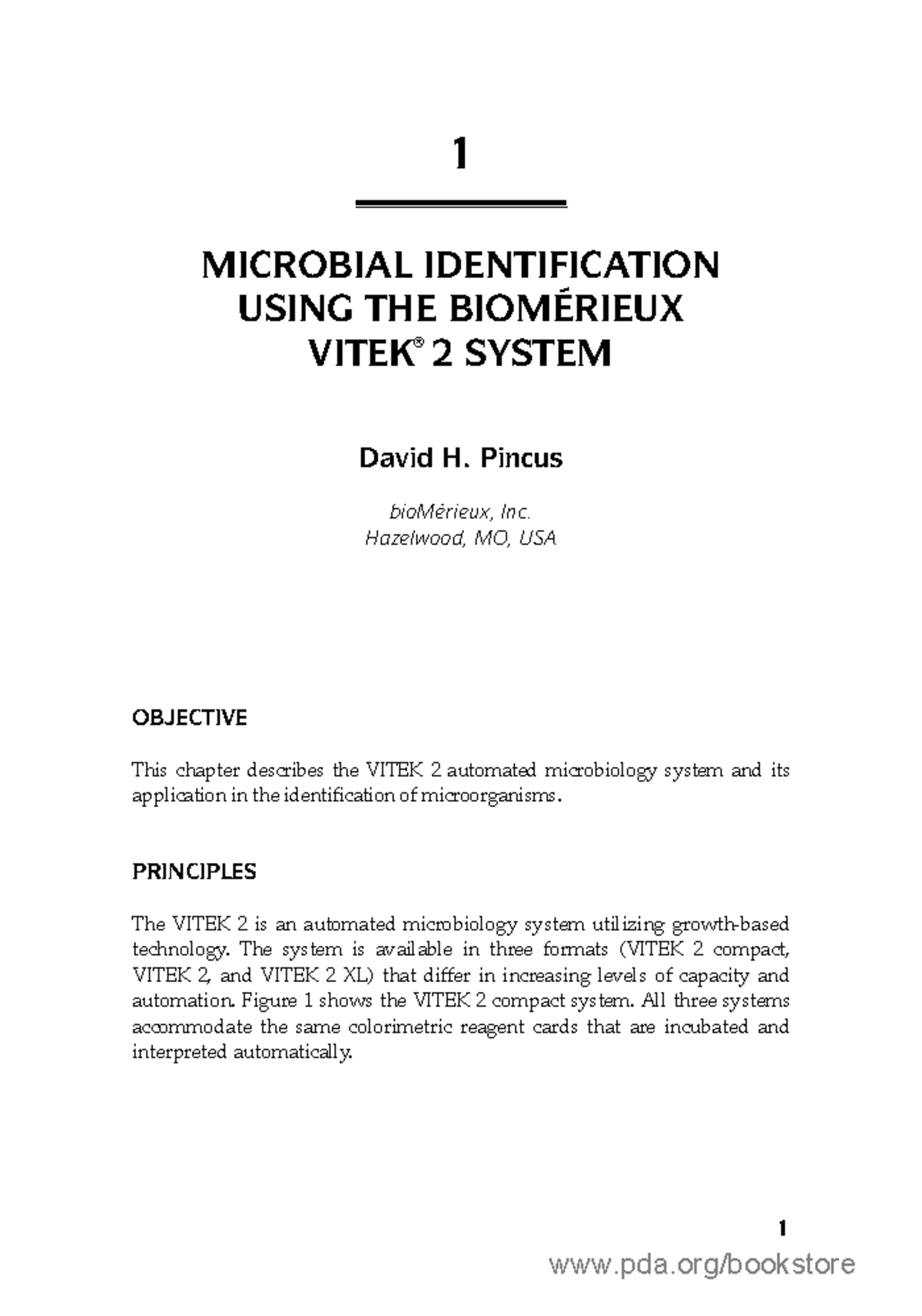 Vitek bacteria ID - for learning - 1 1 ICROBIAL IDENTIFICATION USIN THE ...