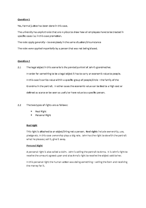 MRL3702 Assignment 2 - STUDENT NO: MODULE CODE: MRL ASSIGNMENT NO: 02 ...