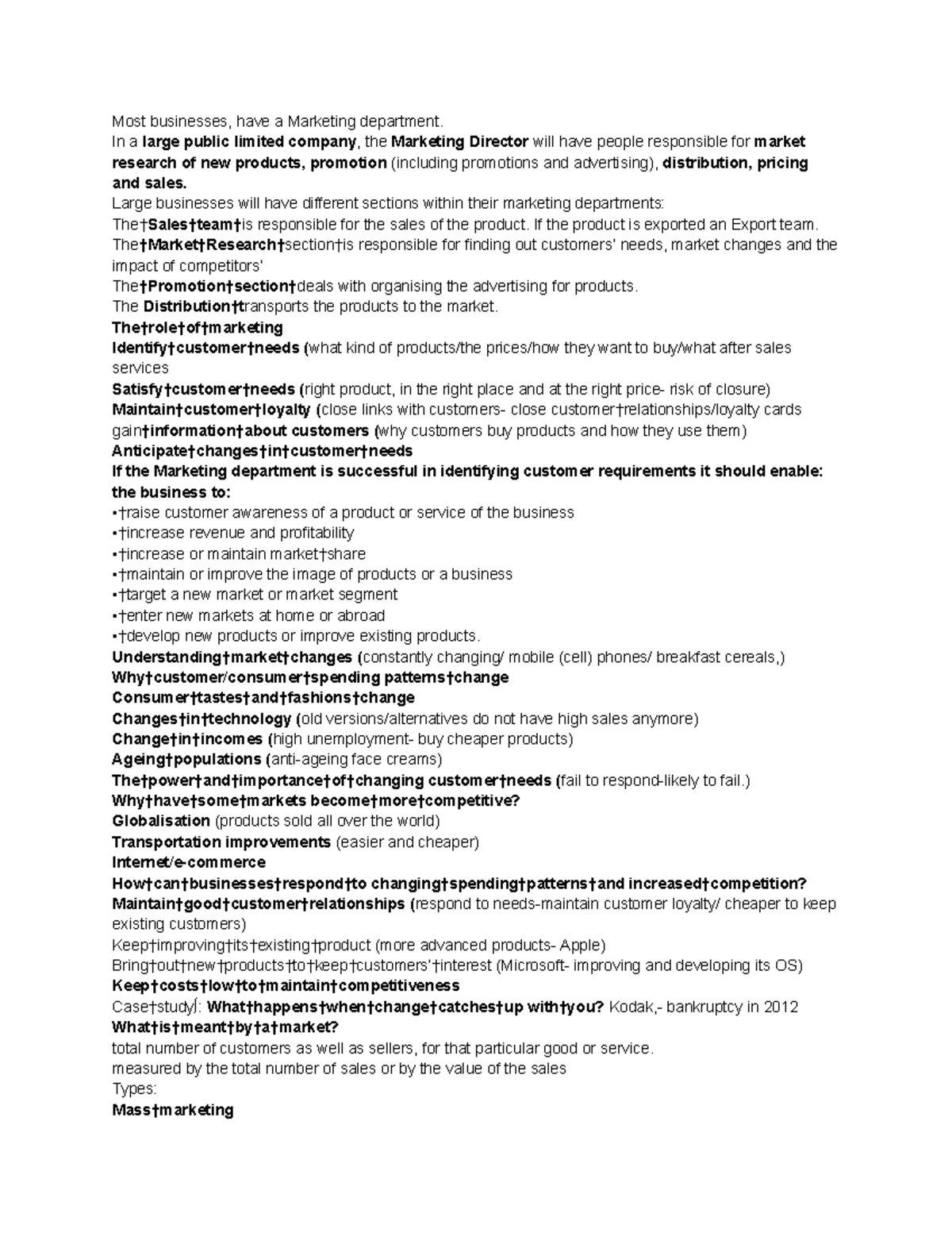 10- Marketing Competition and Customer Insights @B - Studocu