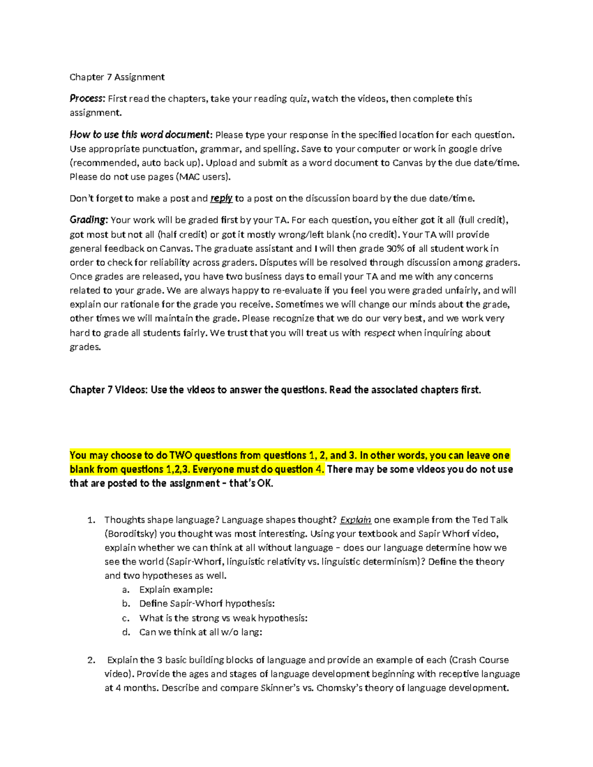 Chapter 7 Assignment Guidelines - JMU Course Code Included - Studocu
