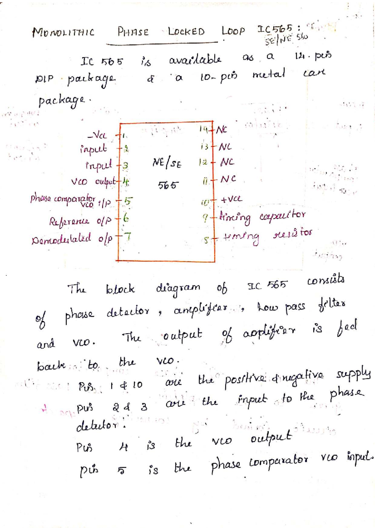 Monolithic Phase Locked Loop IC565: Detailed Overview and Analysis ...