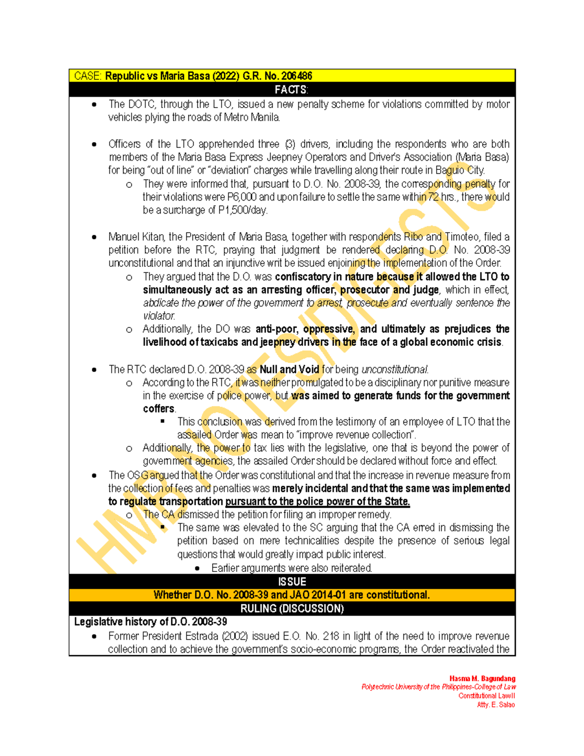 Republic vs Maria Basa (2022) G.R. No. 206486 - Case Summary Analysis ...