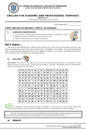 Lesson 3 - Reviewer set - 1. FUNDAMENTAL CONCEPTS Several fundamental ...