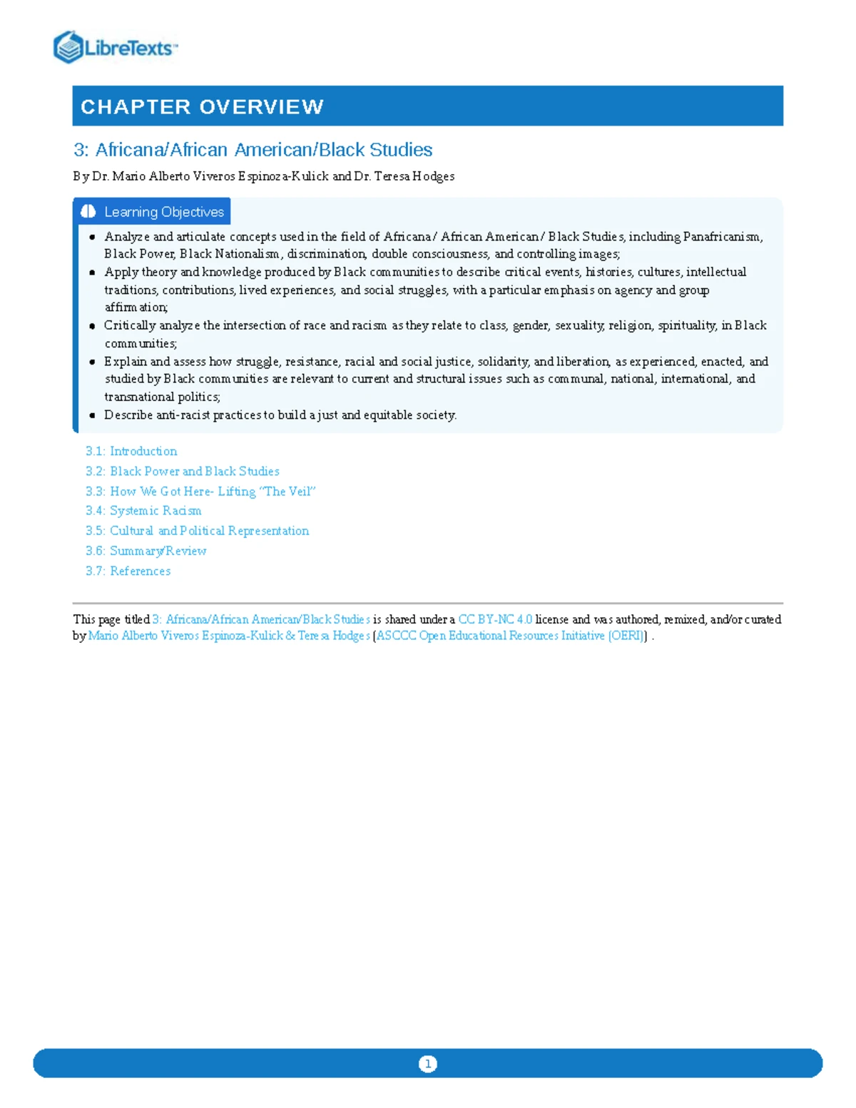 CHAPTER 2: The Ongoing Struggle for Ethnic Studies - Overview and ...