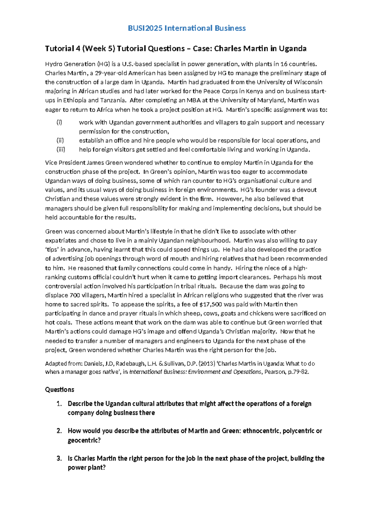 BUSI2025 - Tutorial 4 (Week 5) - Case Study: Charles Martin in Uganda ...