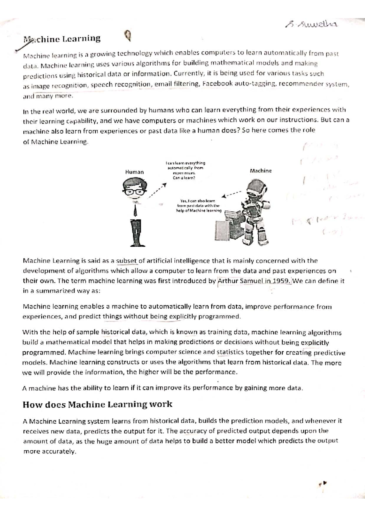 Artificial Intelligence and Machine Learning - Unit 1 Overview - Studocu