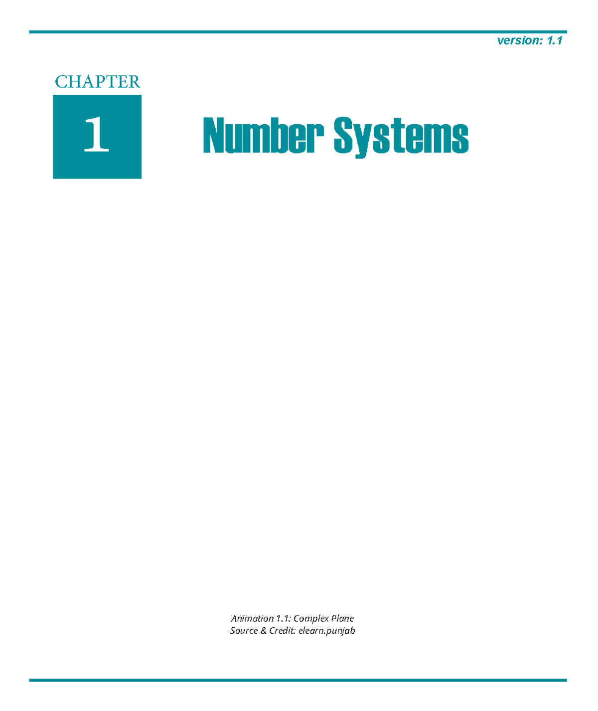 11-Math - Freshman Chapter on Number Systems and Complex Numbers - Studocu