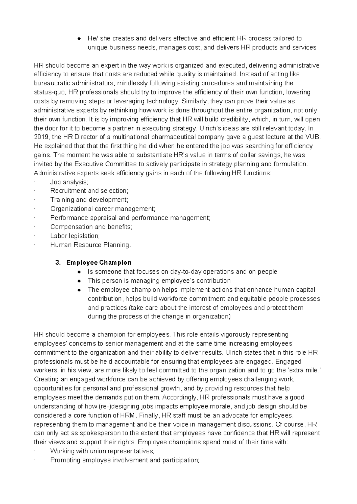 human resource management -Summary chapter 2 - Ɣ - Studocu