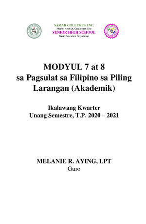 Filipino-2 Q4 M5 - A module in filipino for grade 2 elementary students ...