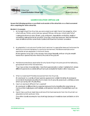 Lab 5 - Bacteria Identification Virtual Lab- solved - Bacterial ...