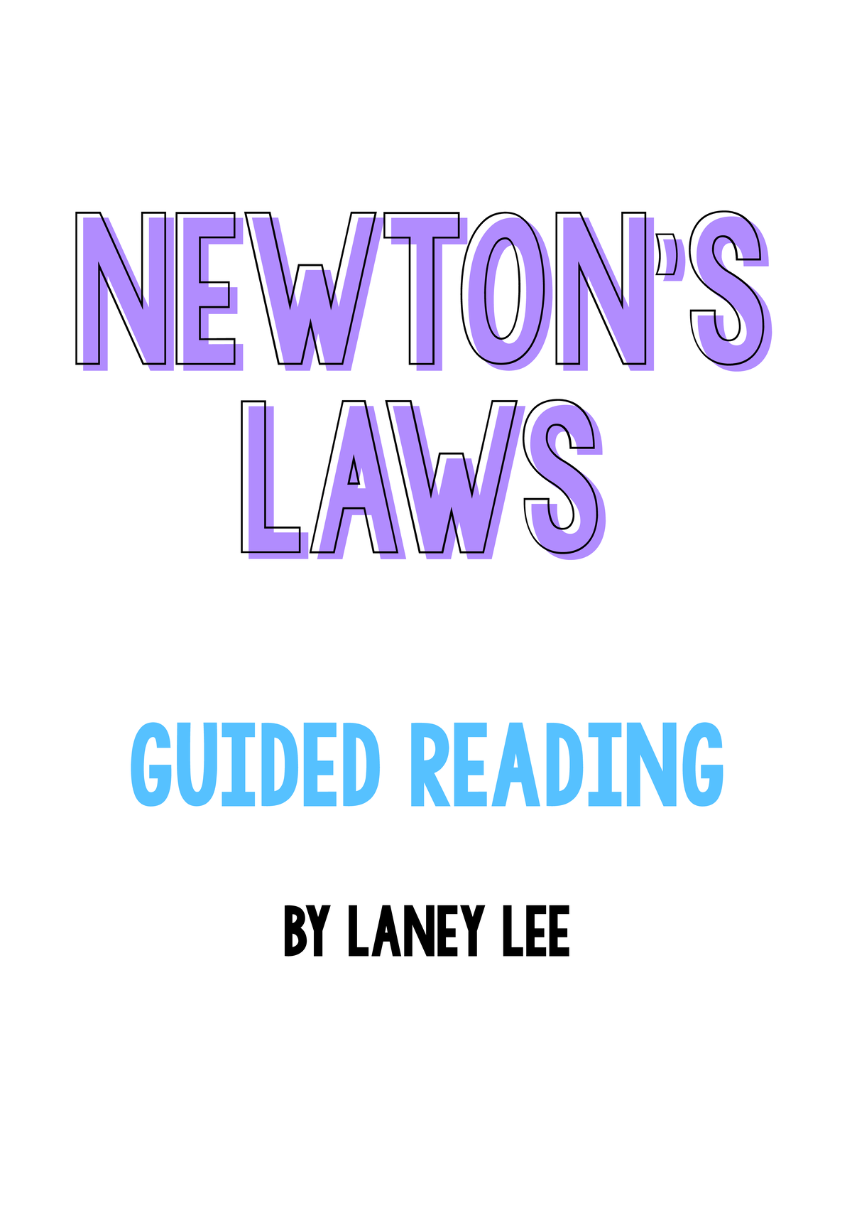 Newton's Laws Guided Reading Worksheets - Grade 2 - Studocu