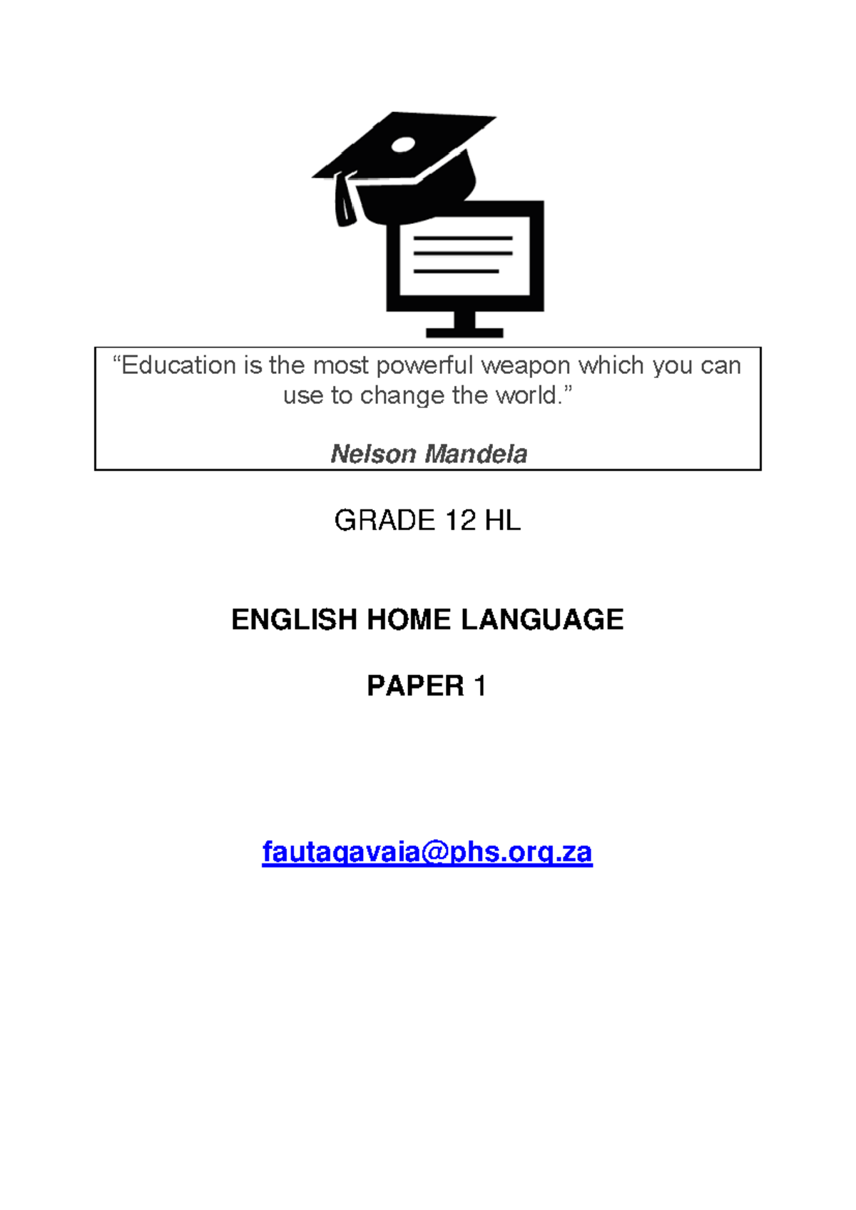 Grade 12 English HL Paper 1: Language in Context Review Notes - Studocu