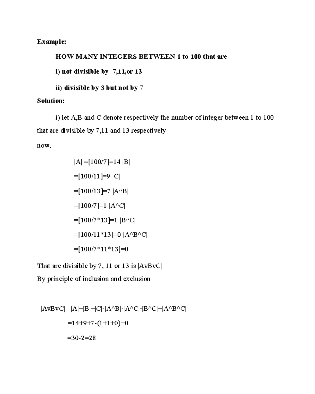 Discrete Mathematics (15) - Integer Count and Course Enrollment ...