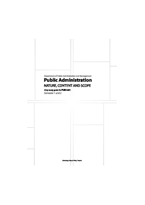 PUB 1501 EQP May June 2022 Final - UNIVERSITY EXAMINATIONS May/June ...