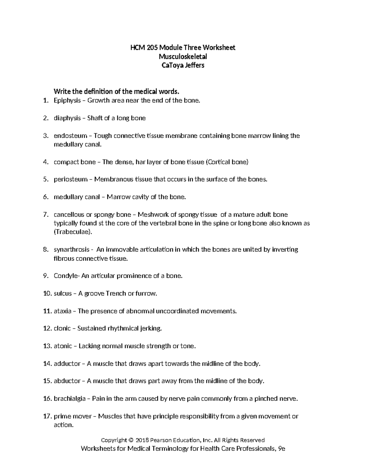 HCM 205 Mod 3 worksheet - family planning - HCM 205 Module Three ...