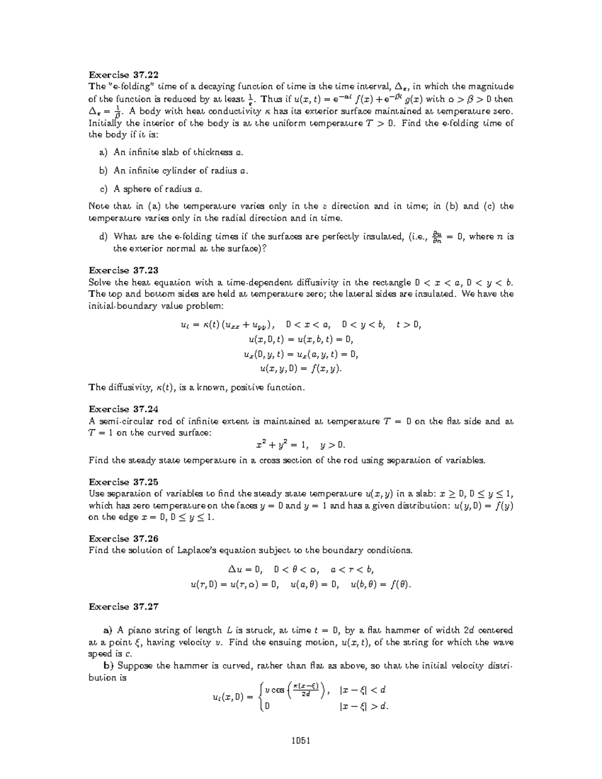 Ref MATH Adv Math Methods Final Exam Exercises by Sean Mauch-108 - Studocu