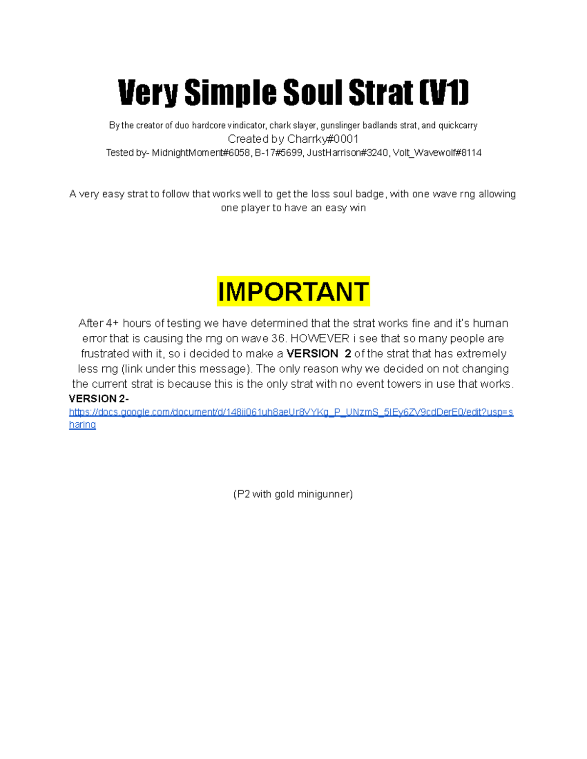Very Simple Soul Strategy V1 - Easy Win Guide (Loss Soul Badge) - Studocu