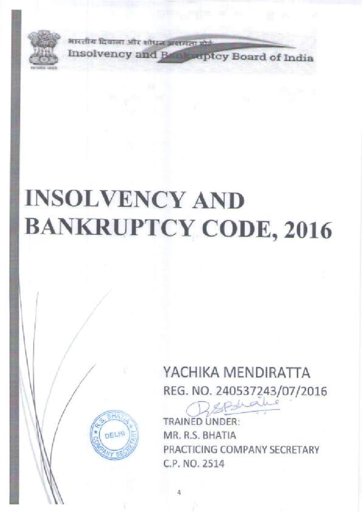 ICSI Project Report: Analysis of the Insolvency and Bankruptcy Code ...