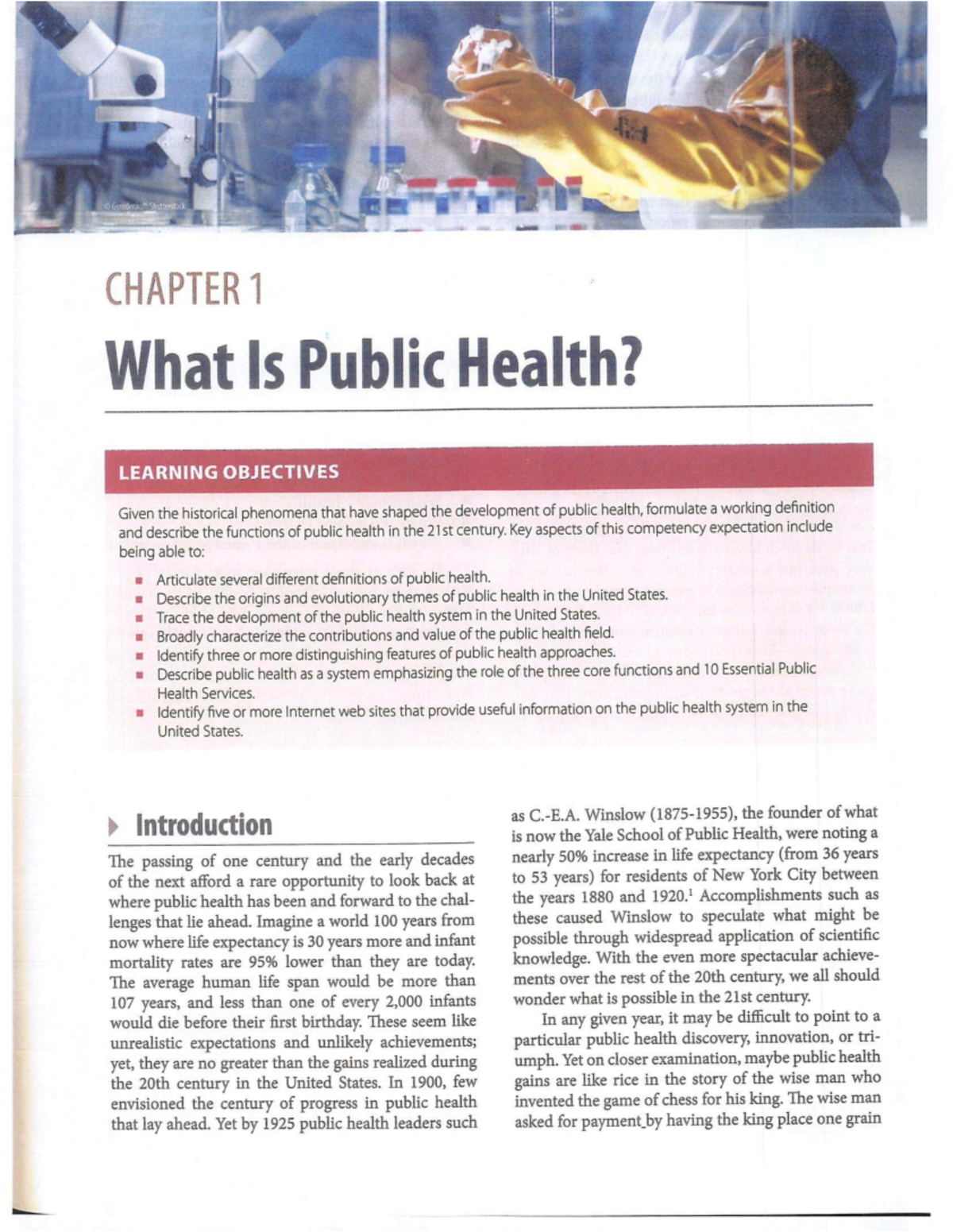 CHAPTER 1: Understanding Public Health - Key Concepts and Functions ...