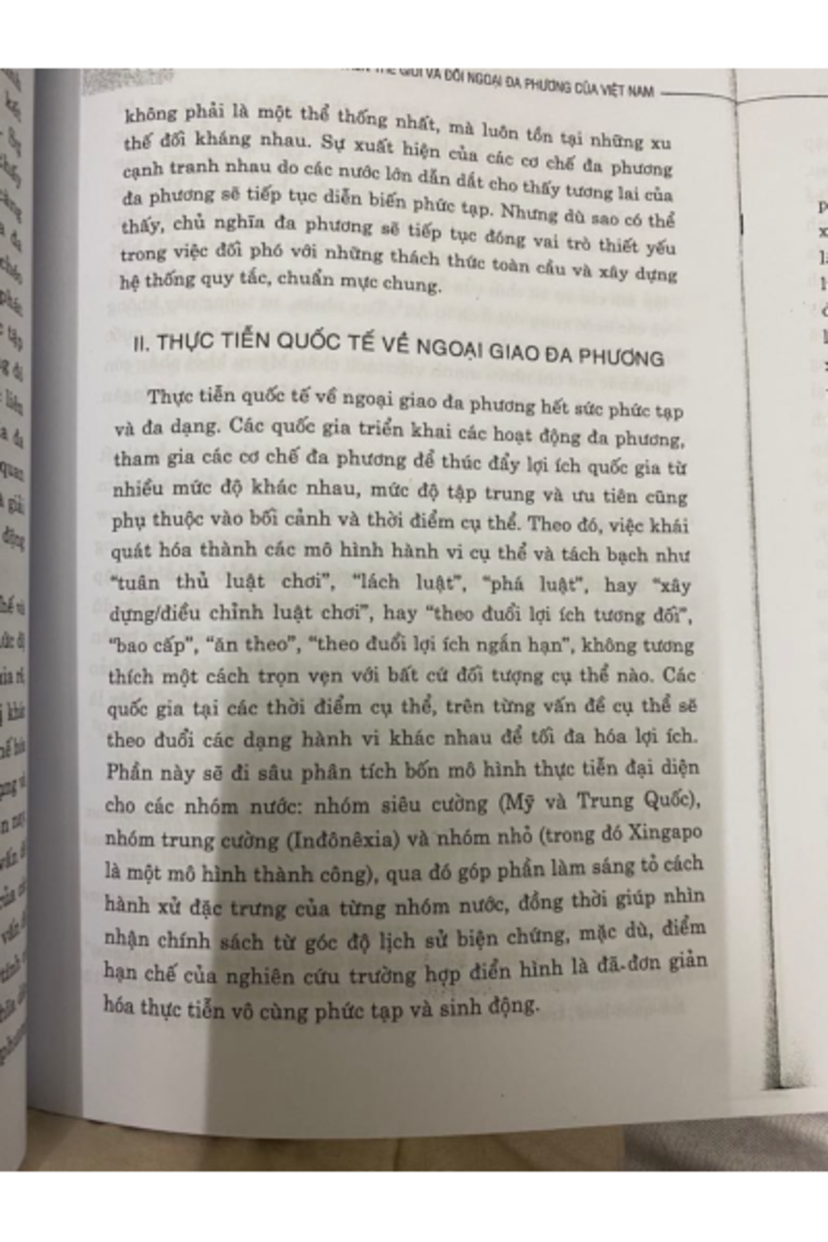 Photo - Bên cạnh đó, hành vi của quốc gia cũng phụ thuộc vào mức độ thể ...