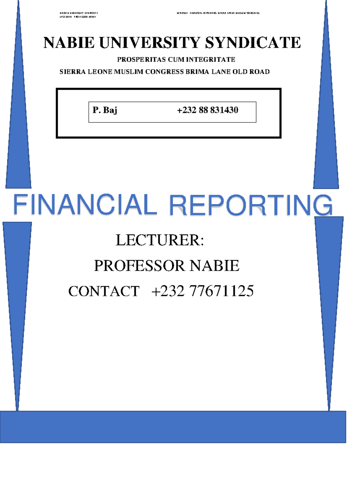 IAS 16 Nabie University Syndicate - NABIEU UNIVERSITY SYNDICATE MODULE ...