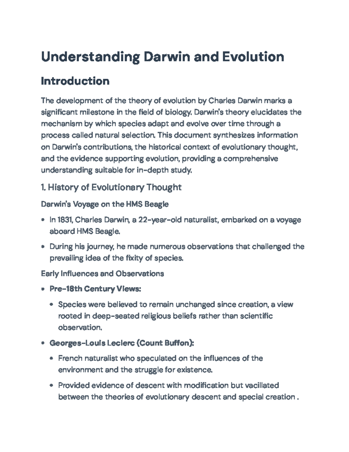 Darwin's Theory of Evolution: Understanding Natural Selection and ...